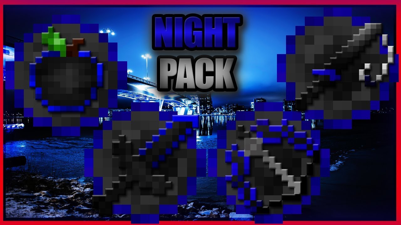 Minecraft PvP Texture Pack l Night Pack [1.7/1.8] ★ - YouTube