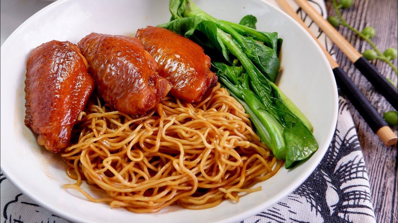Zero-Skill Recipe! Hong Kong Swiss Wing Lo Mein 瑞士鸡翼干捞面 Chinese Soy ...