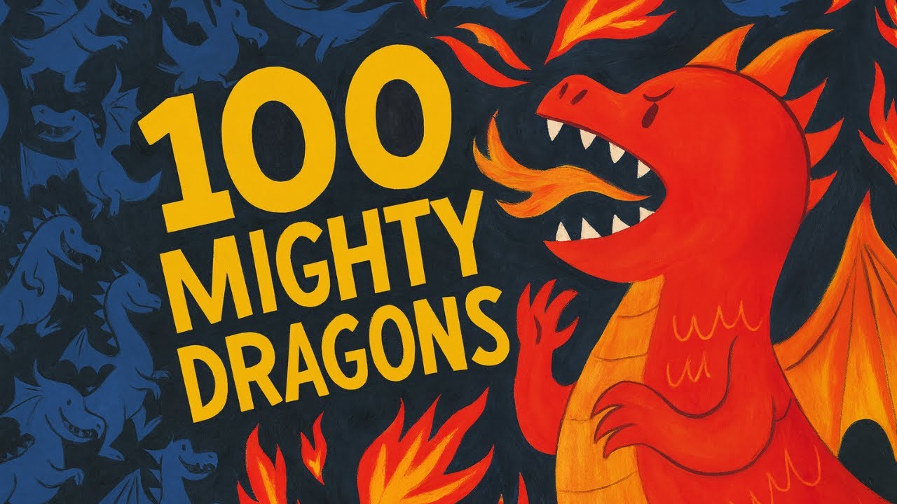 🔥100 Mighty Dragons All Named Broccoli – Hilarious Counting Adventure ...