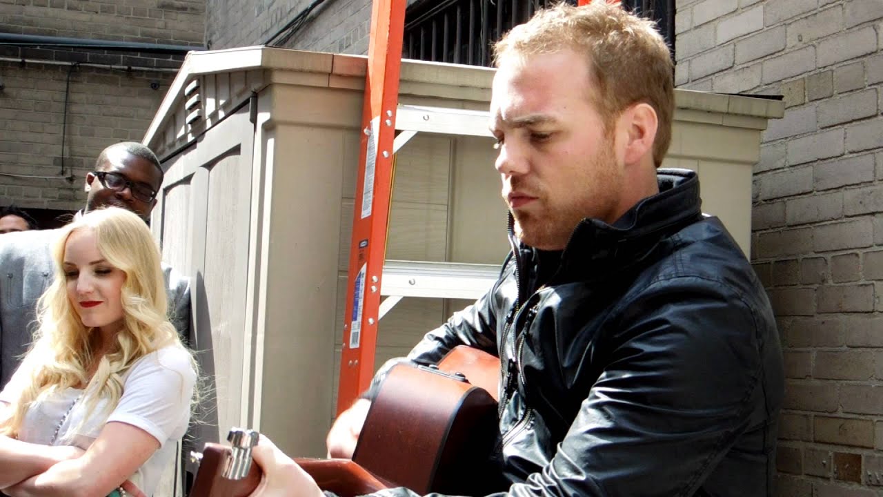 Marc Broussard singing at the Dress Rehearsal for Scott Alan- Live from ...