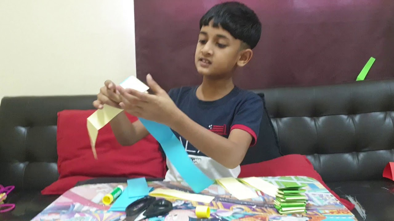 making a easy paper slinky. - YouTube