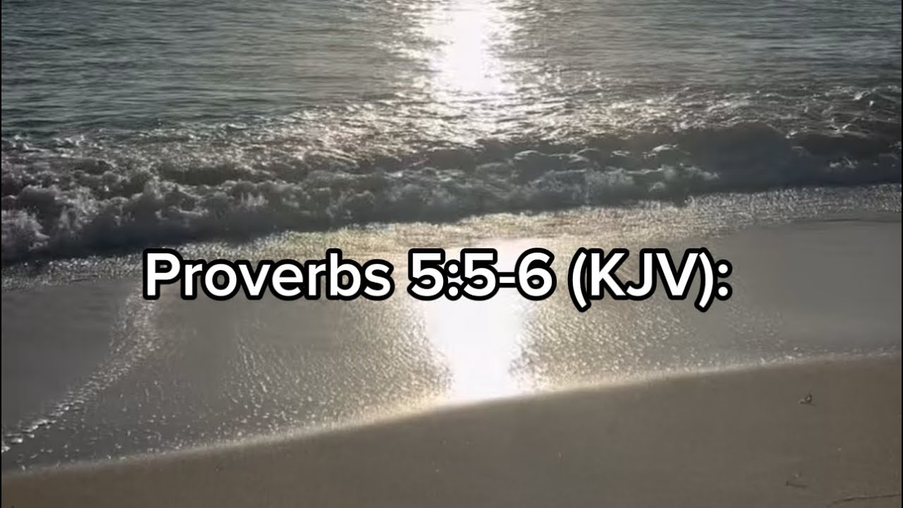 Walking in Truth | Proverbs 5:5-6 Reflection - YouTube