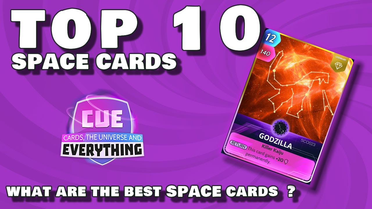 Top Ten Space Cards - CUE, Cards Universe & Everything - YouTube