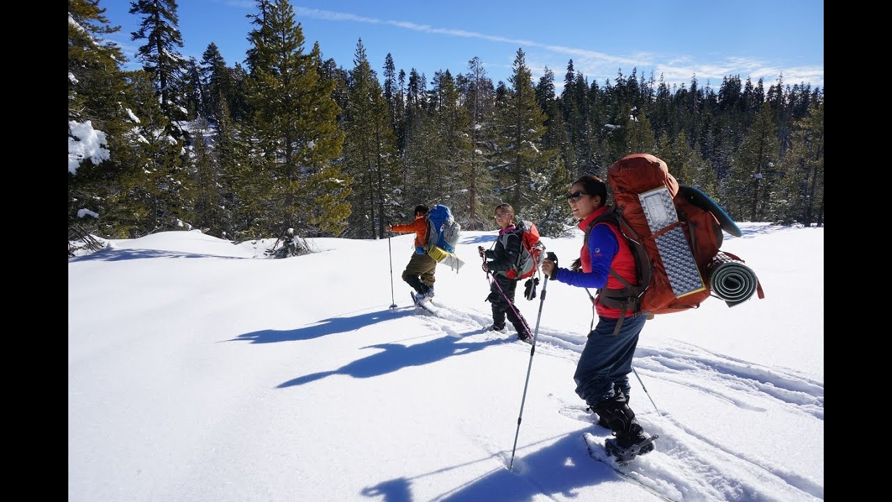 Yosemite Winter Backpacking @ Dewey Point, Christmas 2015 - YouTube