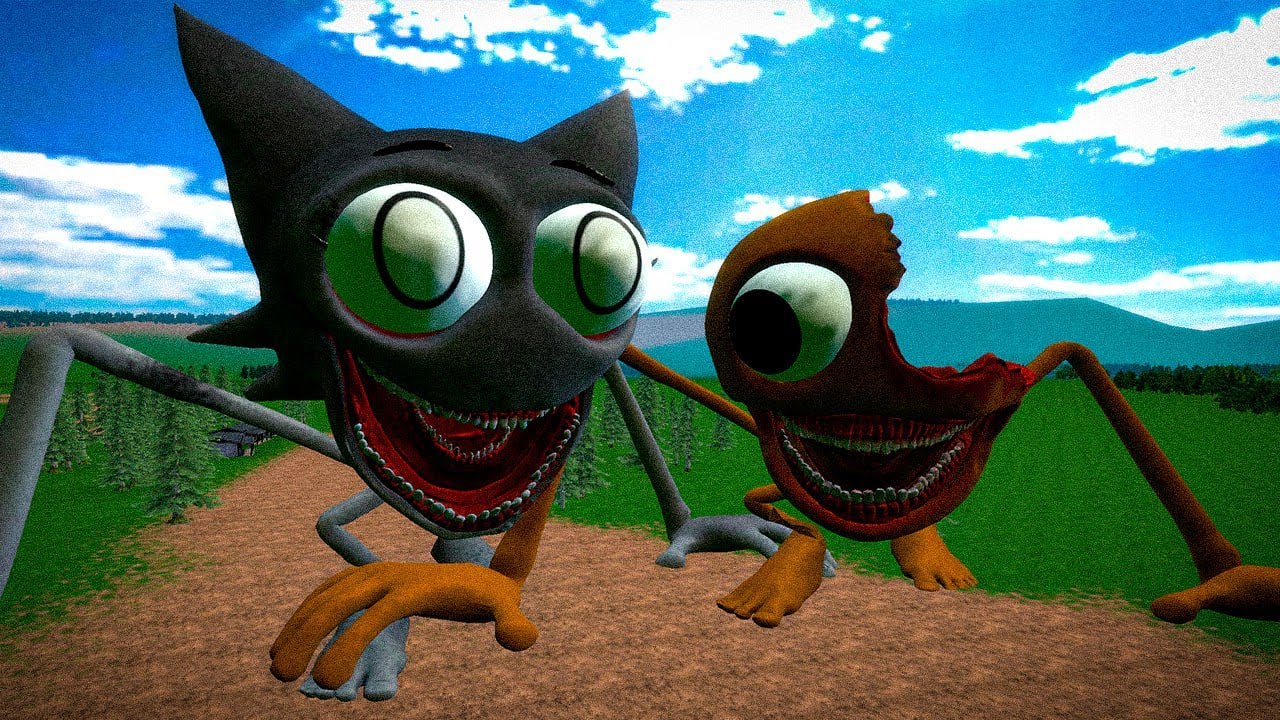 NEW WHAT'S INSIDE CURSED GREEN SPRUNKI in Garrys MOD - YouTube