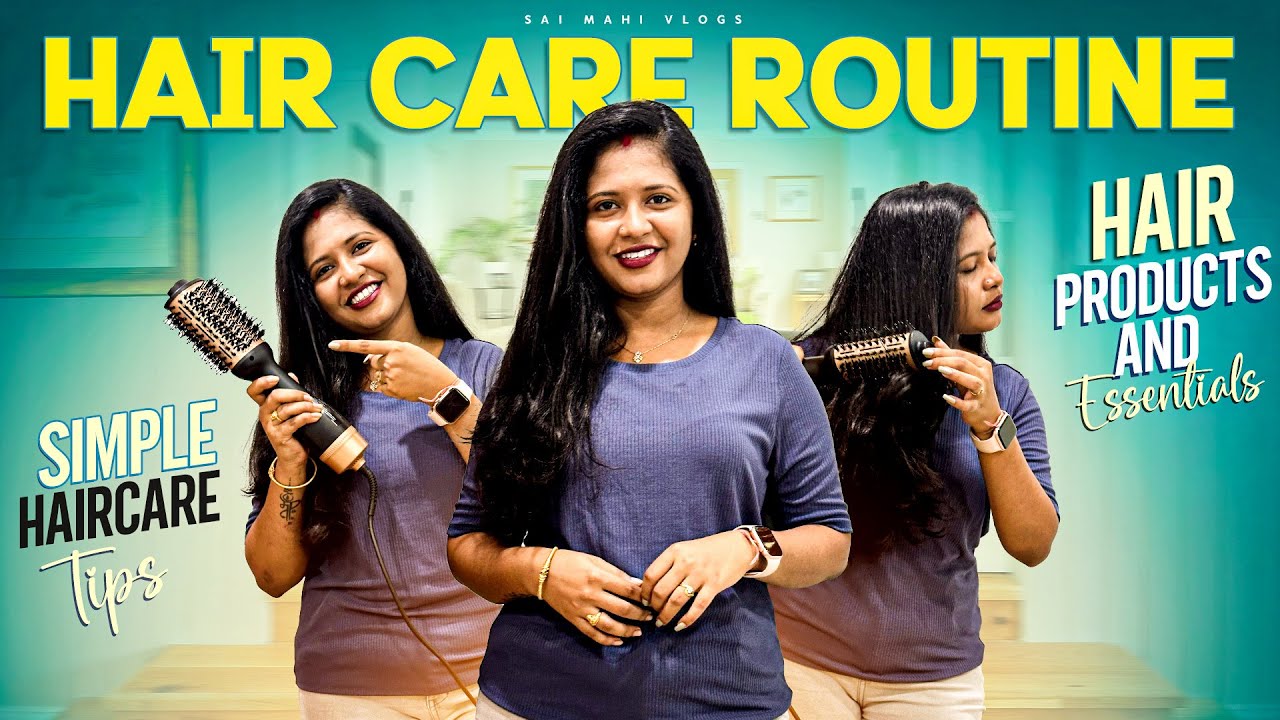 Simple hair care routine || Hair styling 💇‍♀️ || tips || hair ...