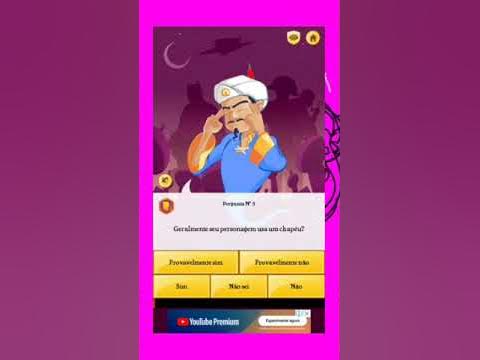Procurando personagens no Akinator - YouTube