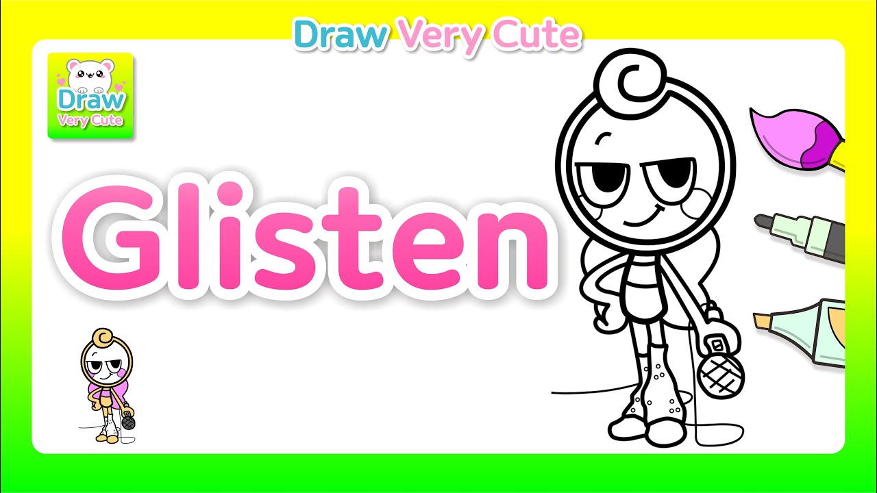 Drawing & Coloring Glisten Dandys World how to draw a cute Game ...
