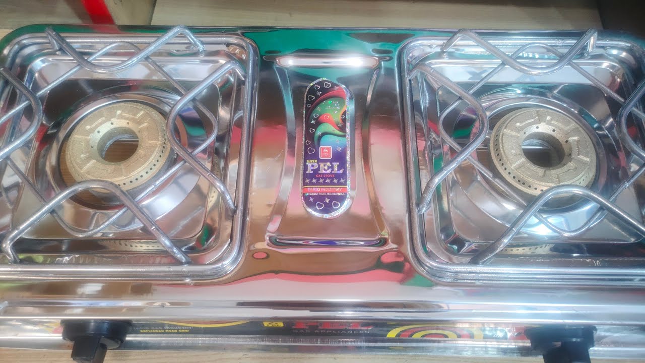 super PEL New Model Gas stove with fully Havey burner staneless Steele ...