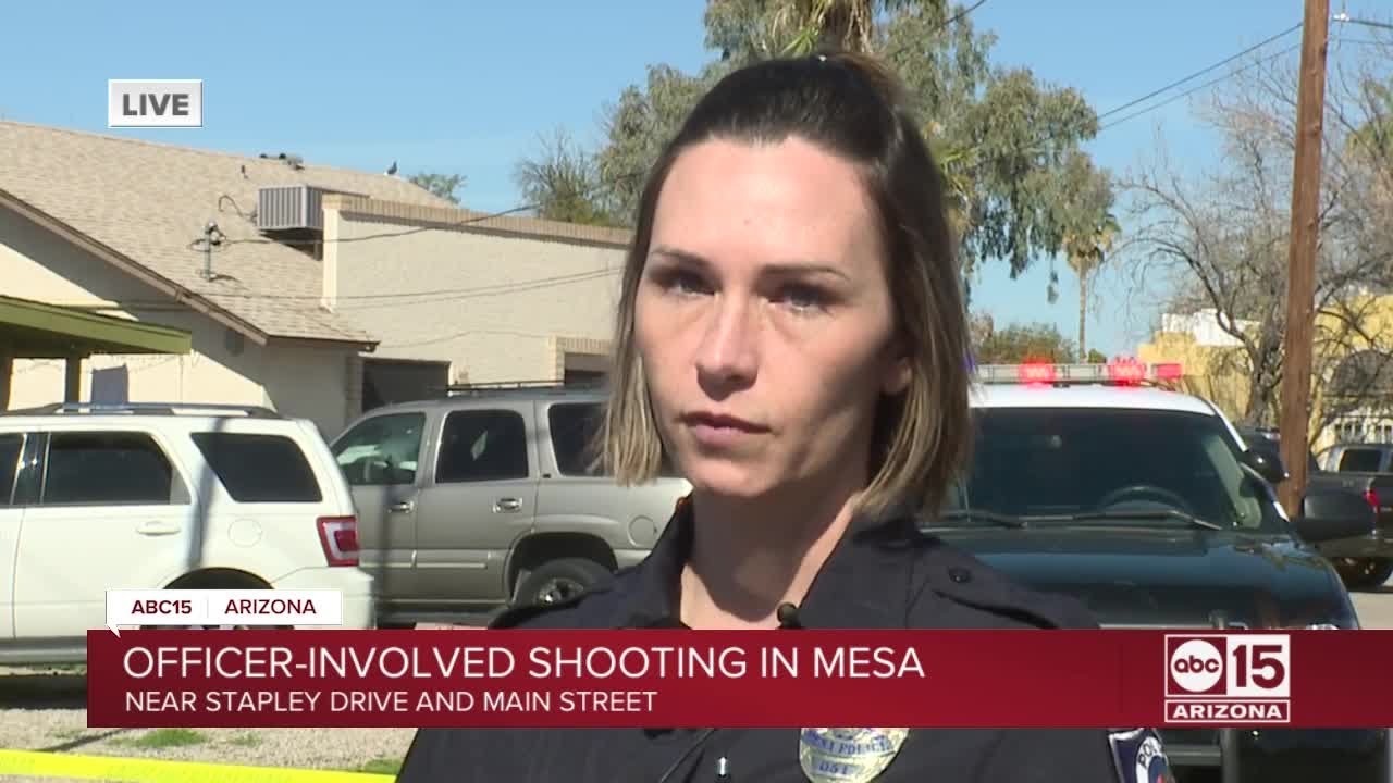 Mesa police update on officer-involved shooting - YouTube