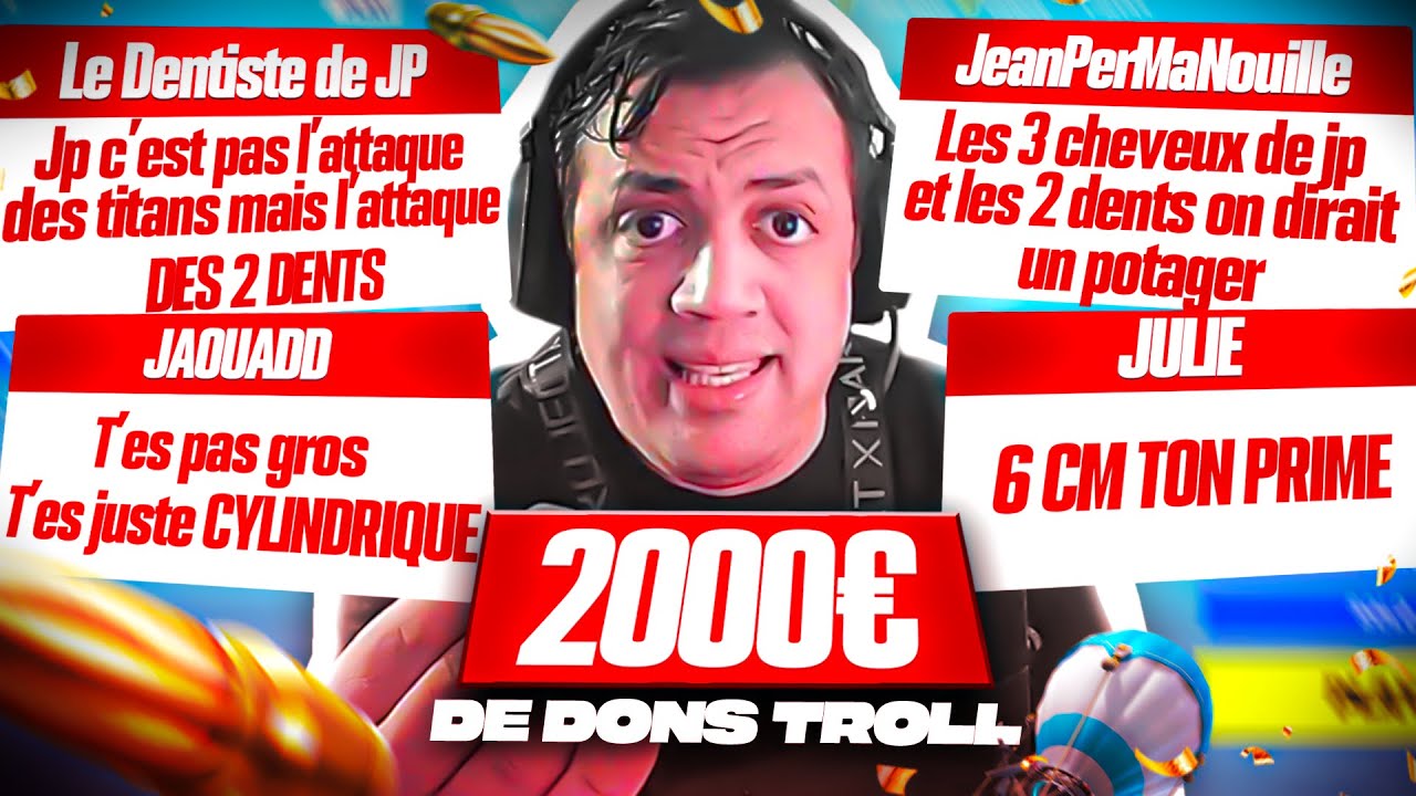 TK REÇOIT 2000€ DE DONS TROLL 💰 (QUAND LES VIEWERS TROLL TK) - BEST OF ...