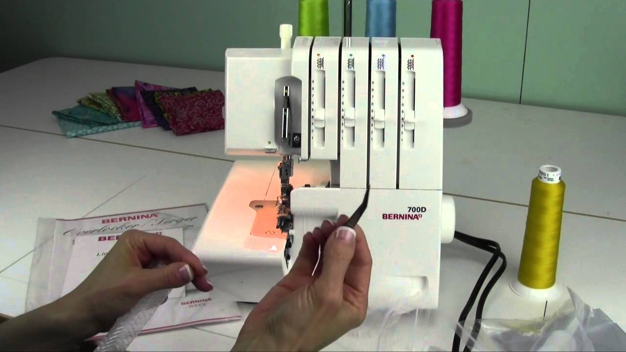 Bernina 700D Serger 3 Accessories - YouTube