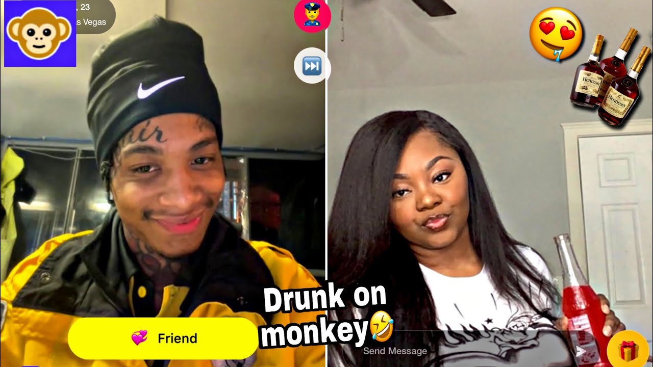 TIPSY ON THE MONKEY APP| watch full video😂 - YouTube