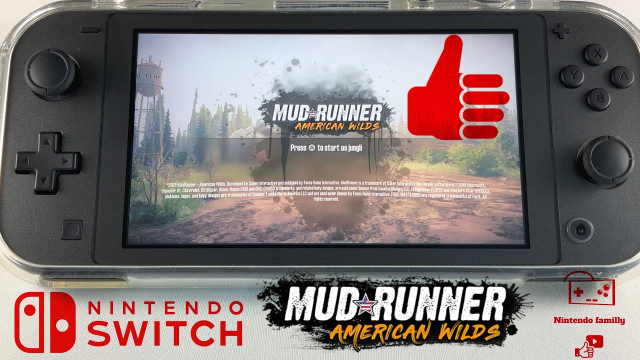 Mudrunner American Wilds Nintendo Switch Lite gameplay 4k - YouTube