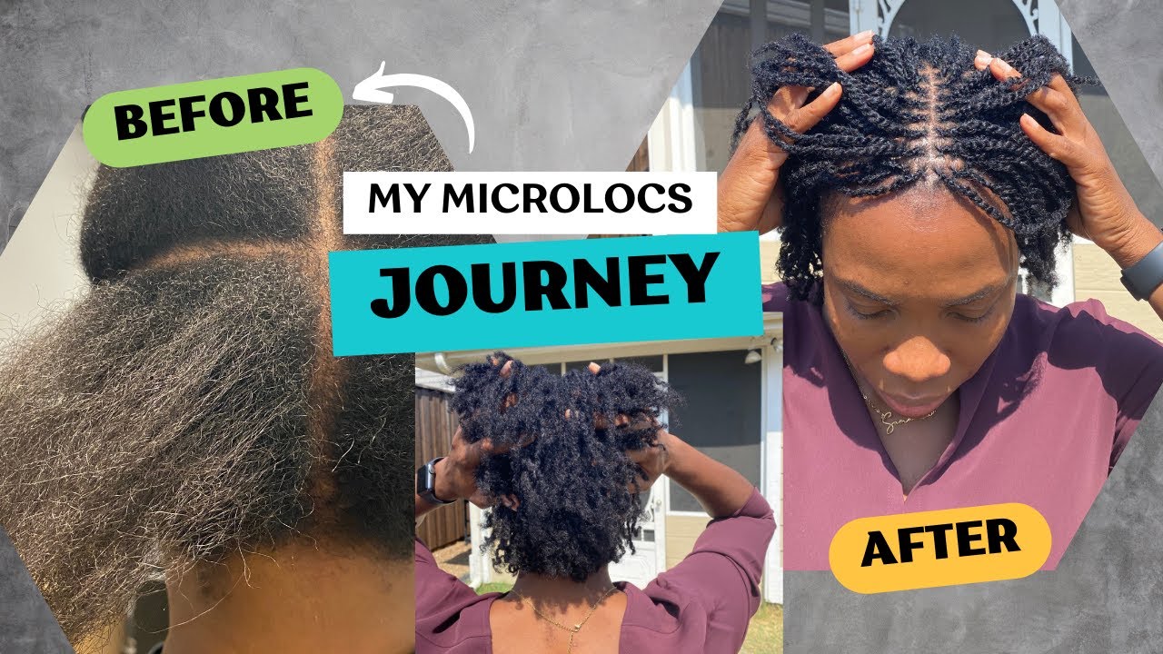 MY MICRO LOCS JOURNEY 2023 | why I loc my hair | How I prepped my hair ...