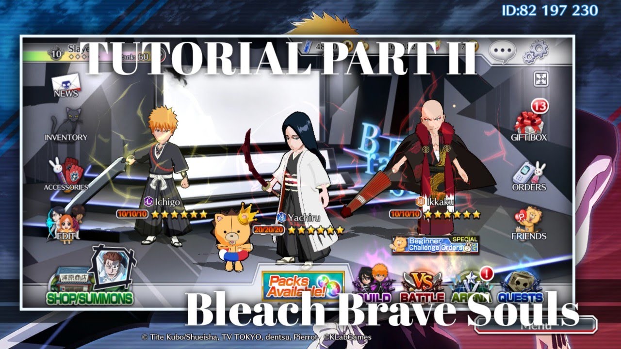 TUTORIAL PART II Bleach Brave Souls (PEMULA)!! - YouTube
