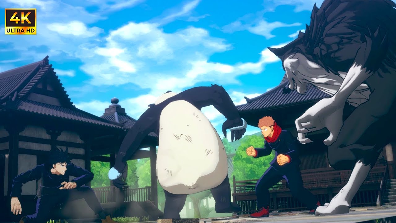 🔥Yuji & Fushiguro vs panda Fight🔥 Jujutsu Kaisen Cursed Clash ep 44 ...