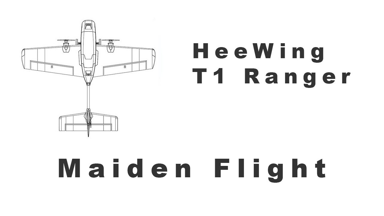 HeeWing T1 Ranger maiden flight - YouTube