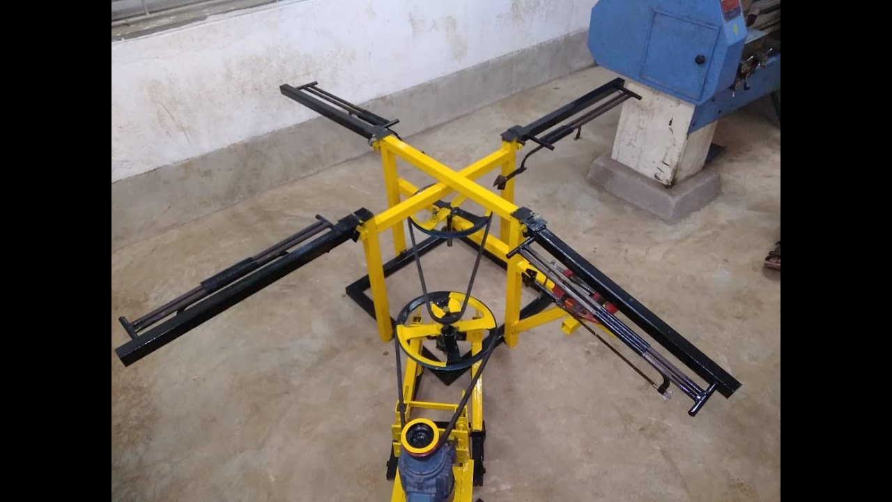 FOUR WAY HACKSAW MACHINE || MECHANICAL ENGINEERING PROJECTS || FITTER ...