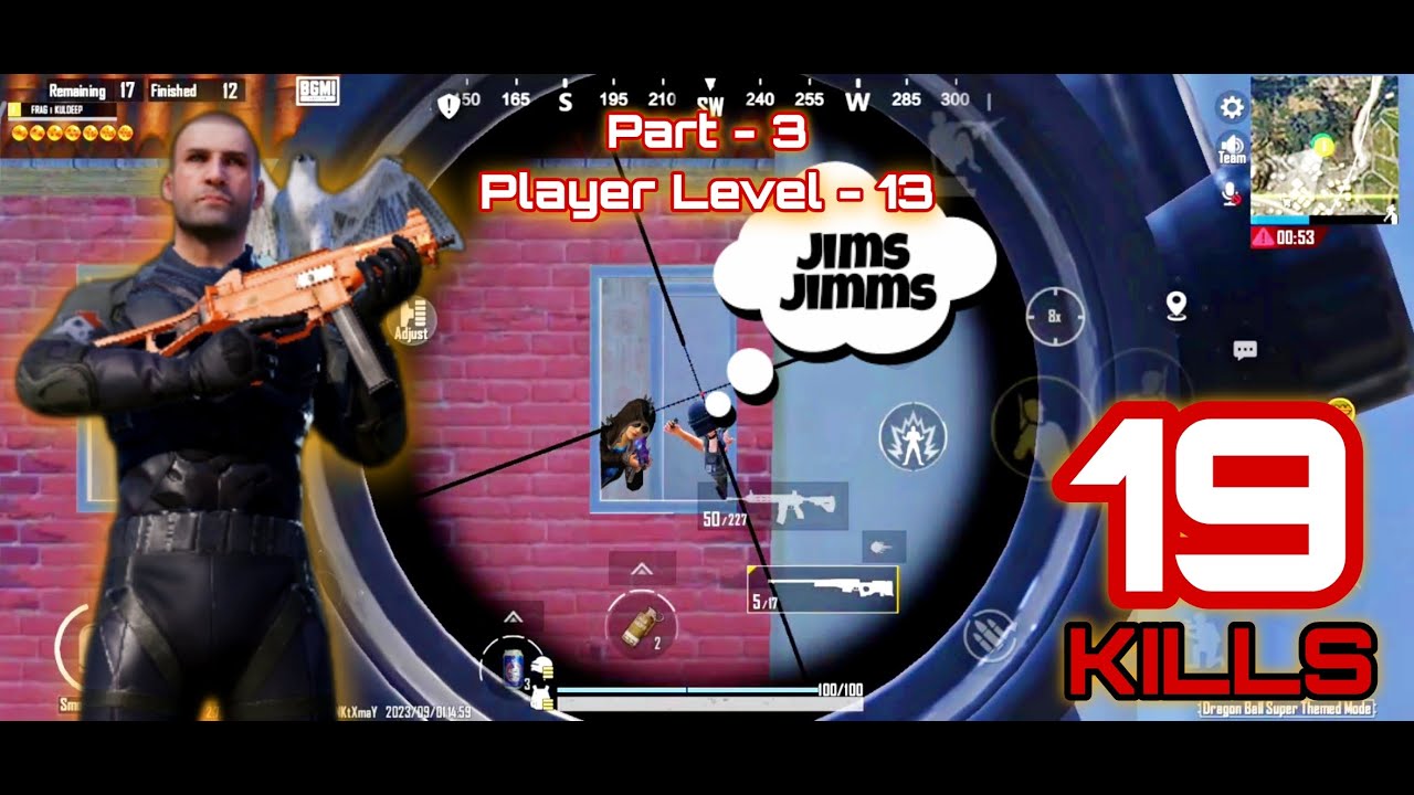 Bgmi revenge angry player ( 19 kills ) | Part - 3 | ( pubg mobile ...