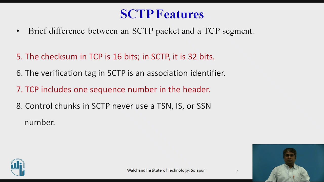 Stream Control Transmission Protocol(SCTP) Features - YouTube