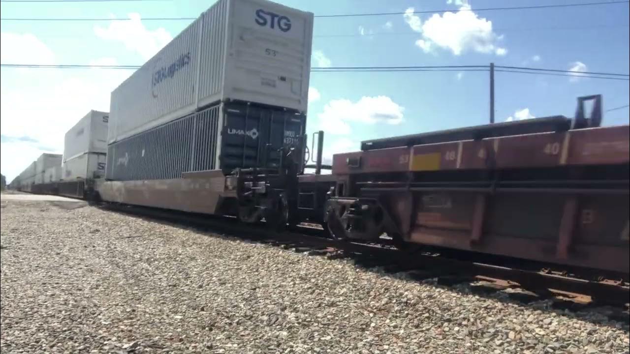 CSX I038 Double Stack Train NB - YouTube
