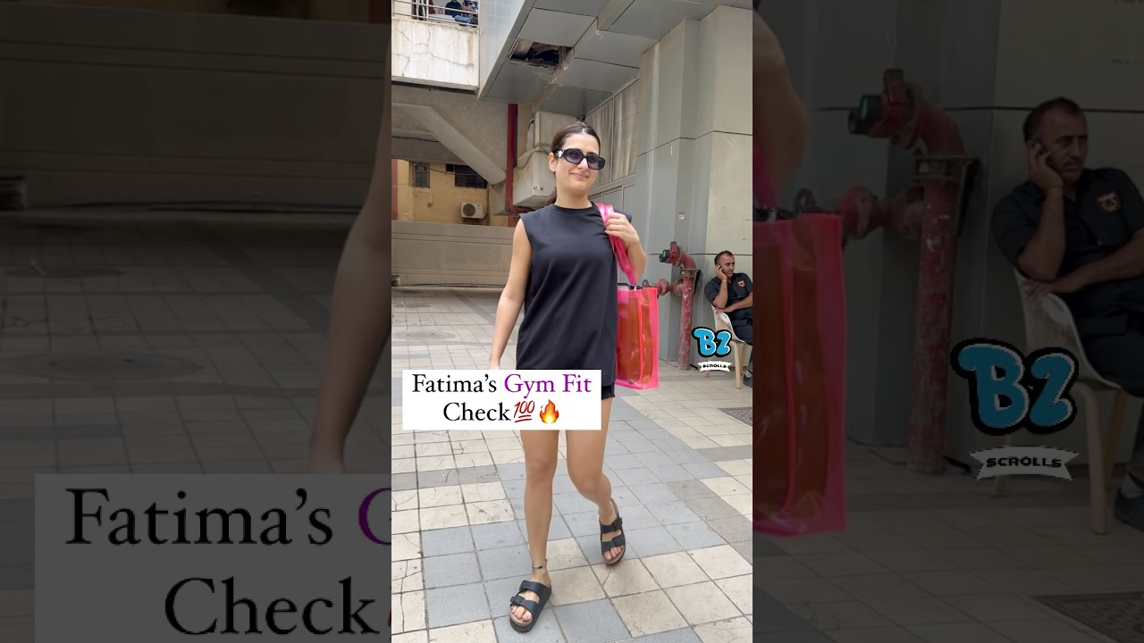 Fatima Sana Shaikh snapped after her gym session🔥 #fatimasanashaikh # ...