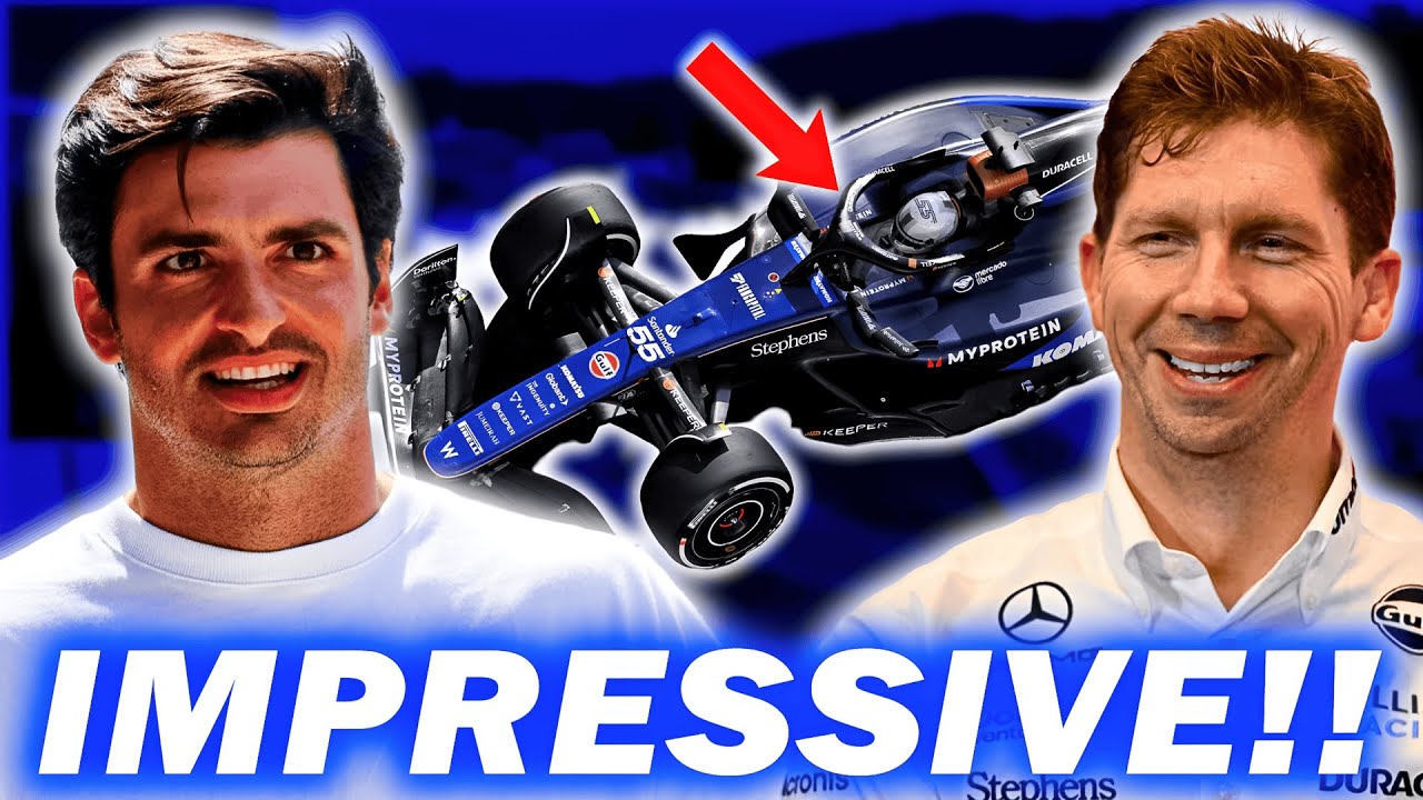 Carlos Sainz Claims to Be IMPRESSED With Williams After Abu Dhabi Test ...