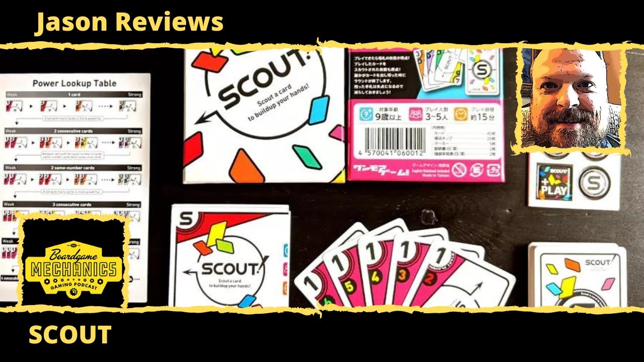 Jason's Board Game Diagnostics of SCOUT - YouTube