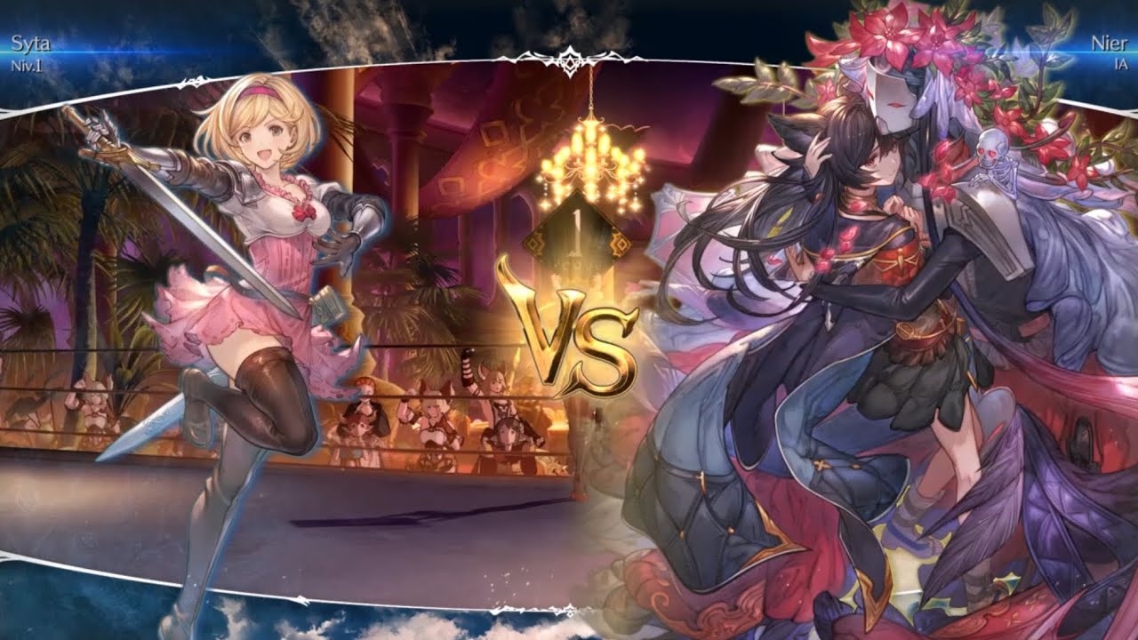 Granblue Fantasy Versus: Rising - Djeeta Syta vs Nier GBVS Hard AI ...