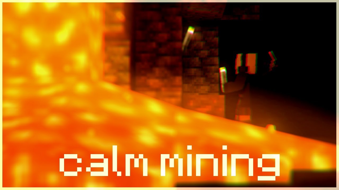 calm mining [minecraft animation] (creepy warning) - YouTube