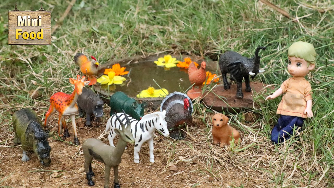 Miniature Animals Food | Mini Cooking | Tiny Cooking | Mini Food ...