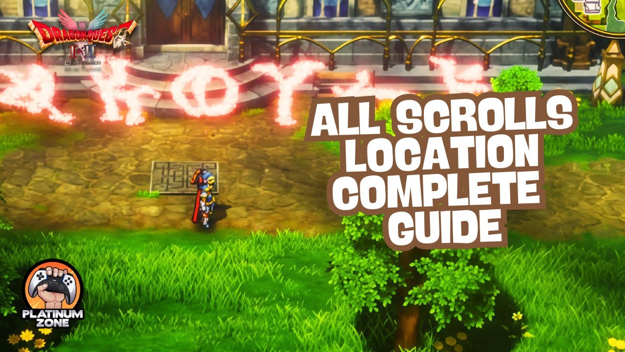All Scroll Location Complete Guide in DRAGON QUEST I HD 2D Remake - YouTube