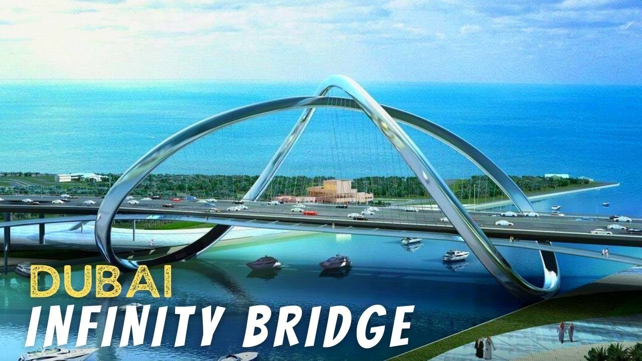 【4K】Dubai Stunning Infinity Bridge | The newly opened bridge in Dubai ...