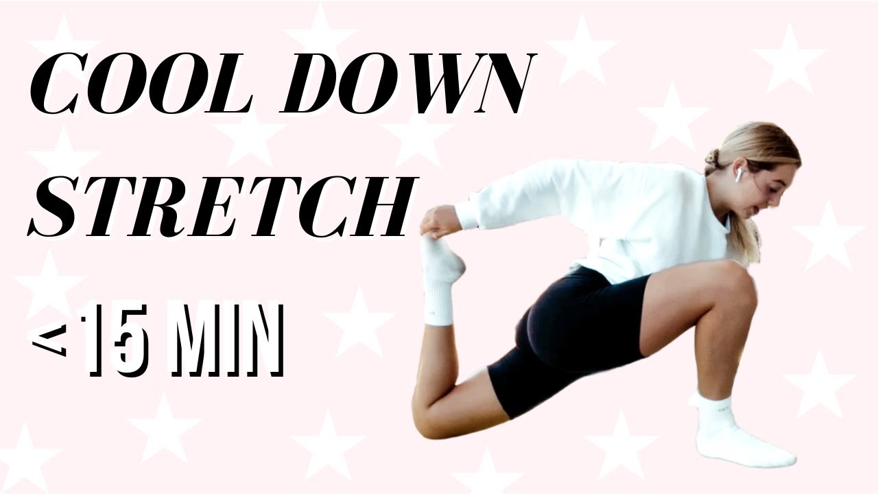 COOL DOWN STRETCH for MUSCLE RECOVERY | Under 15 Minutes | I'm Sweaty ...
