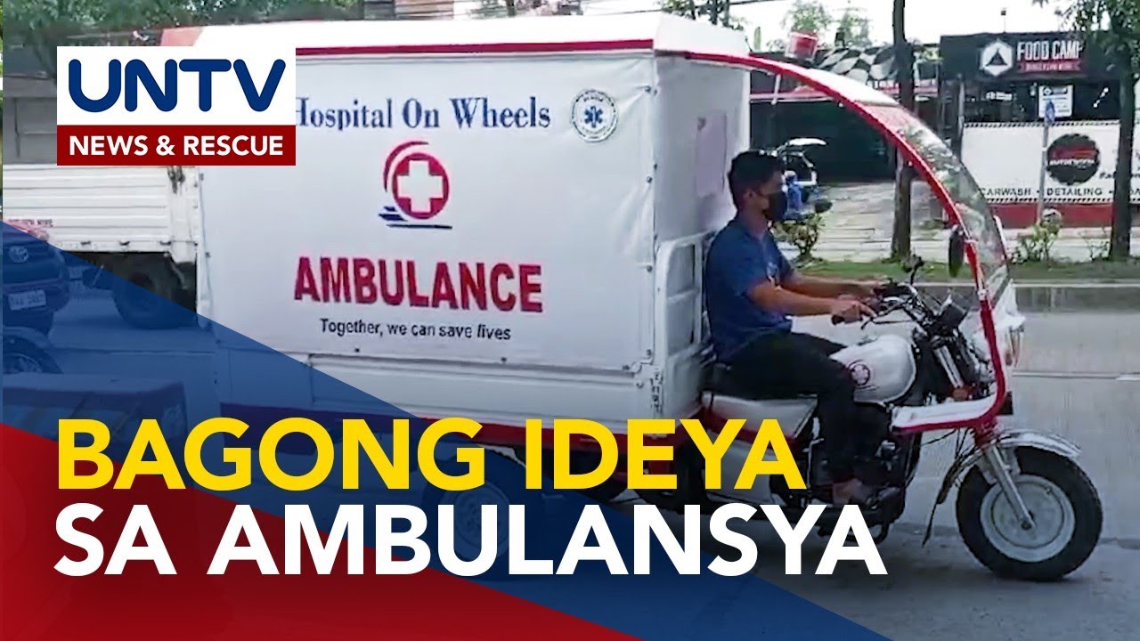 Paggamit ng motosiklo bilang ambulansya para sa agarang emergency ...