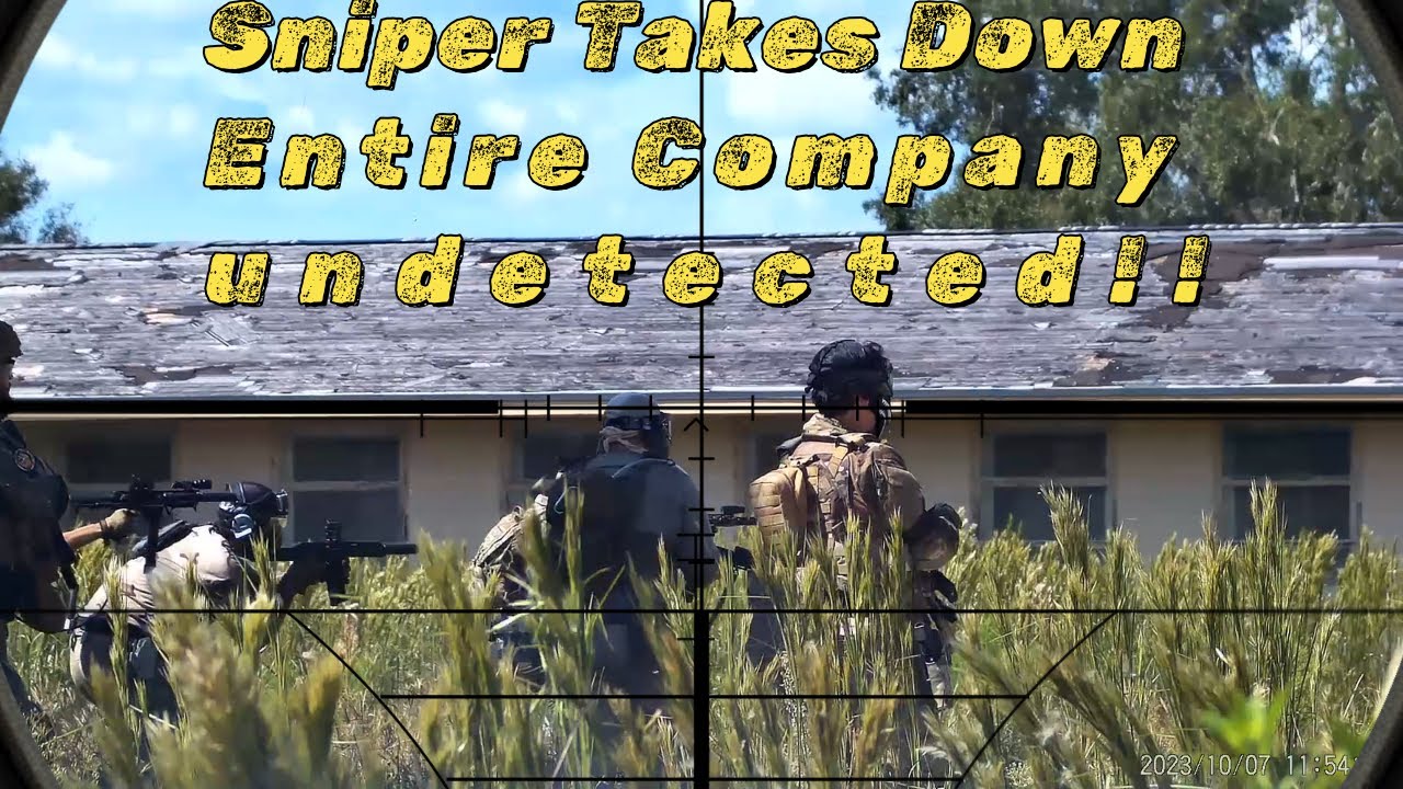 "The art of sniping: Ghillie sniper takes out entire unit with skill ...