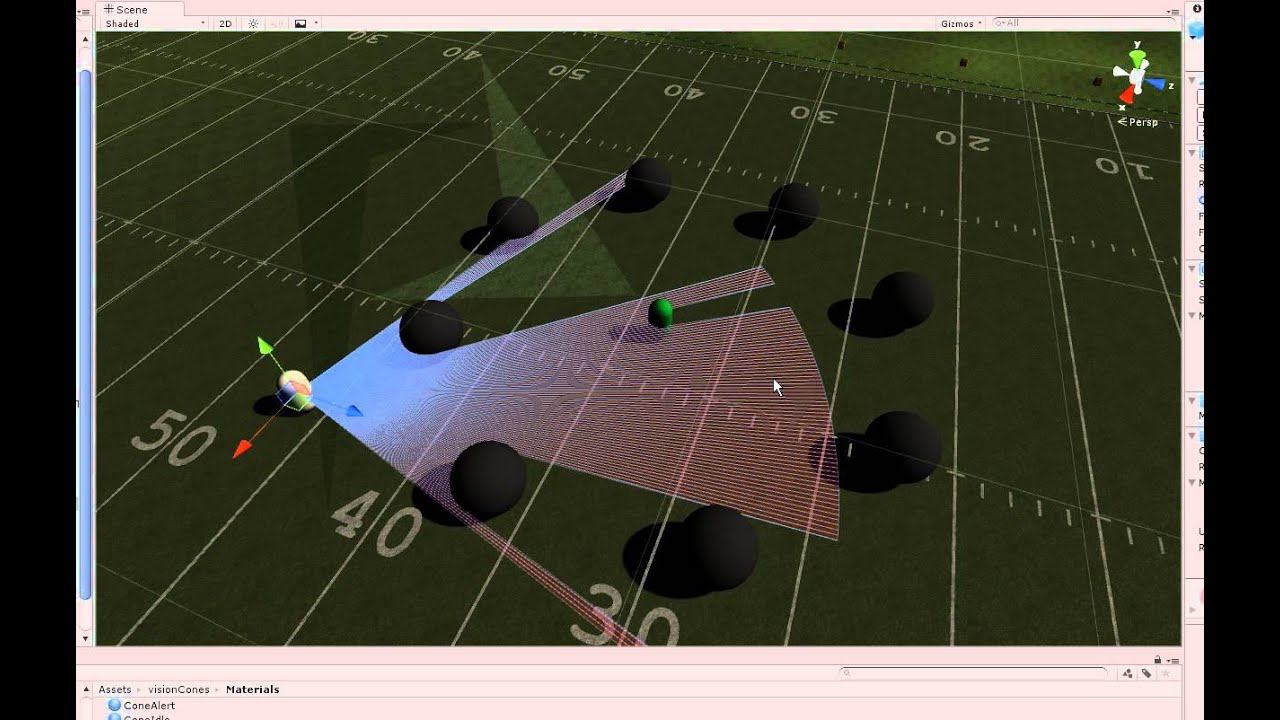 vision cones test - YouTube
