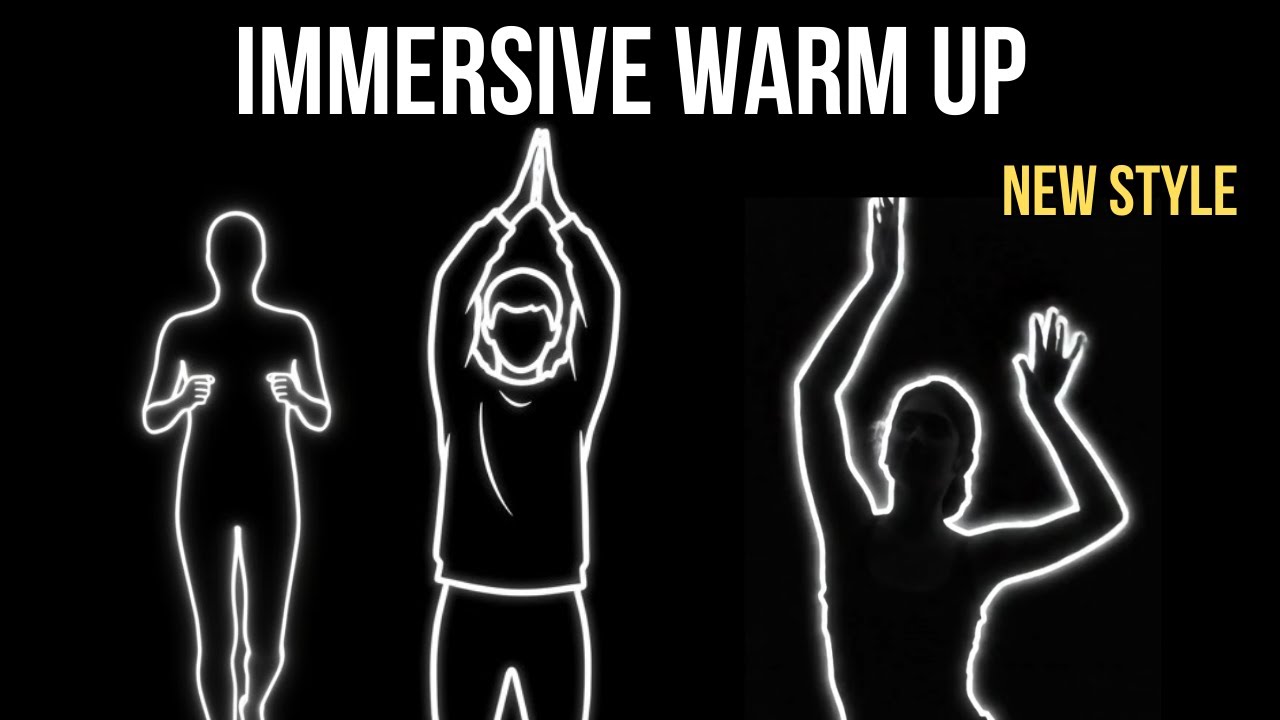 IMMERSIVE FLOW WARM-UP (No Talking) | Interactive Full-Body Movement ...