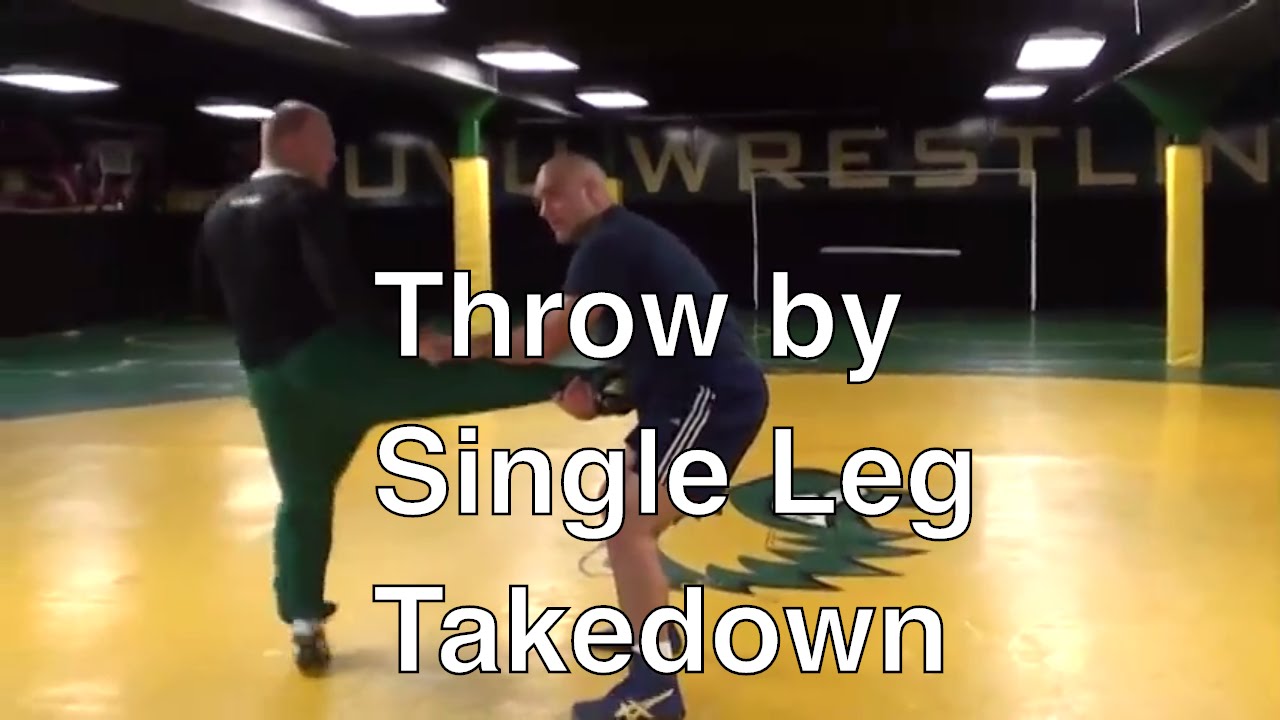 Throw By Single Leg Takedown; Justin Ruiz - YouTube