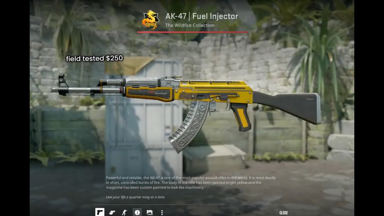 (cs2) ak-47 fuel injector unboxed back to back - YouTube