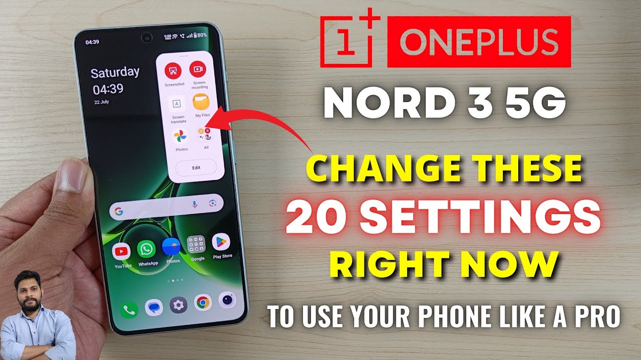 OnePlus Nord 3 5G : Change These 20 Settings Right Now To Use Your ...