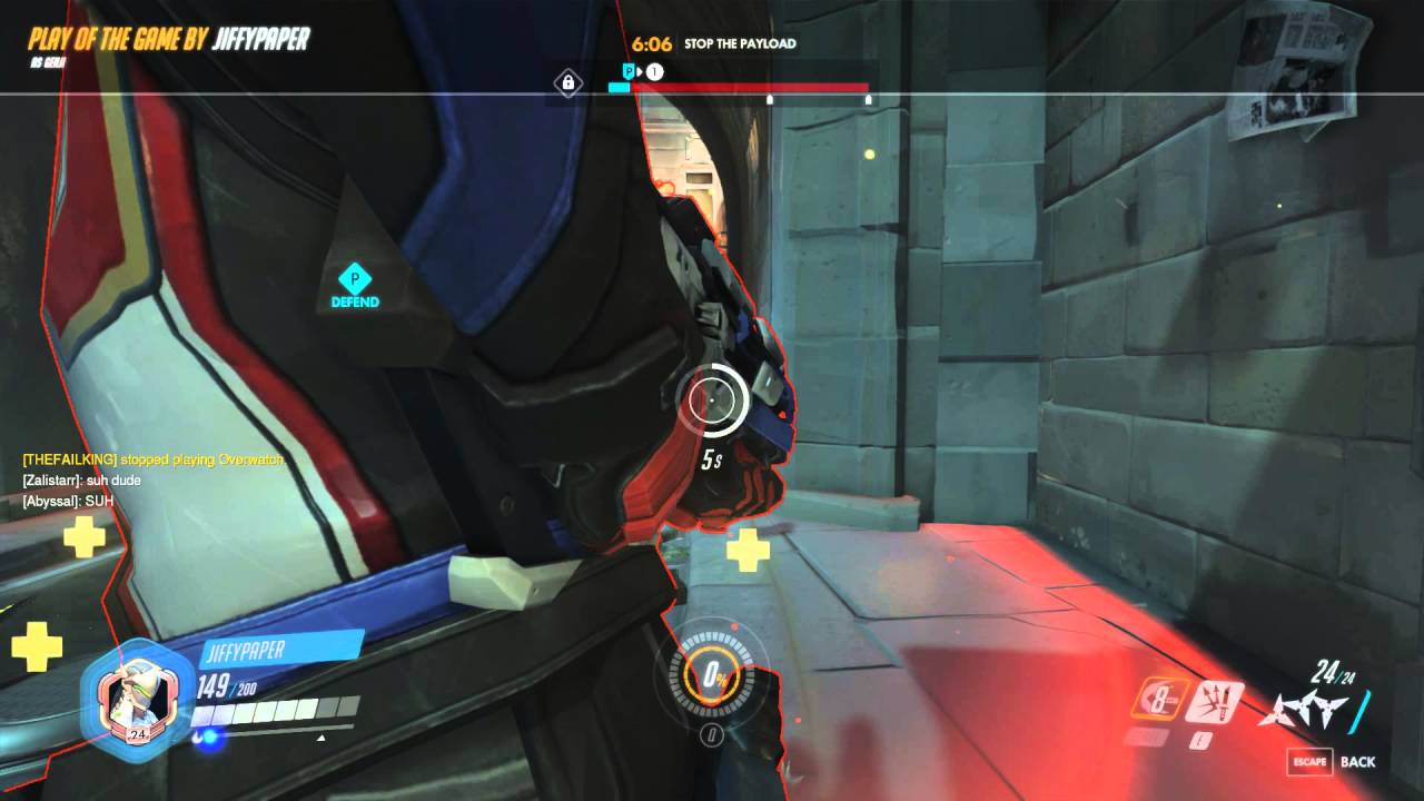 Overwatch: Genji Deflect Play of the Game. - YouTube