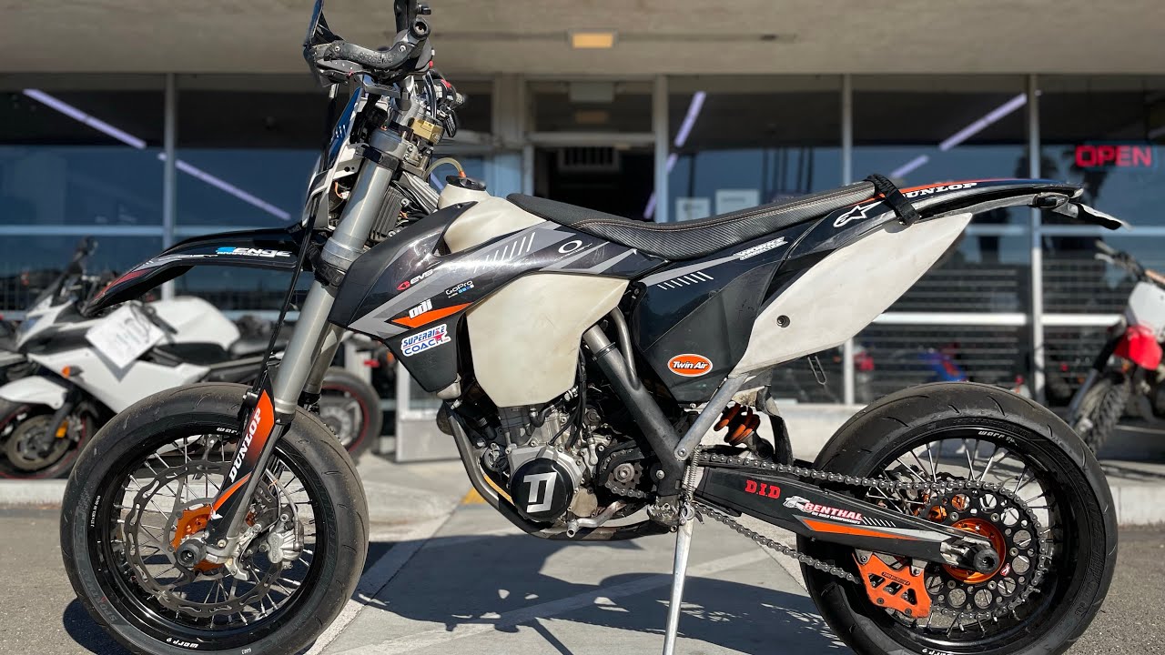 2014 KTM 500 EXC ... Supermoto Fun for the Bay Area Backroads! - YouTube