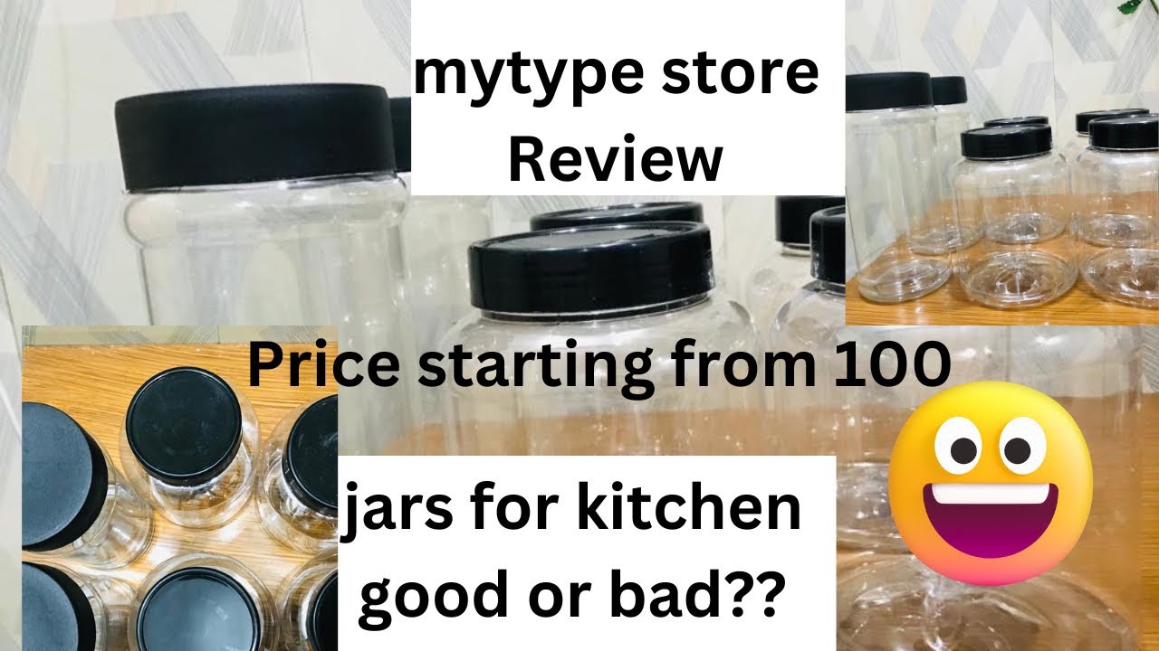 Mytype Store Jars Review | pantry jars Review | Reasonable Price jars ...