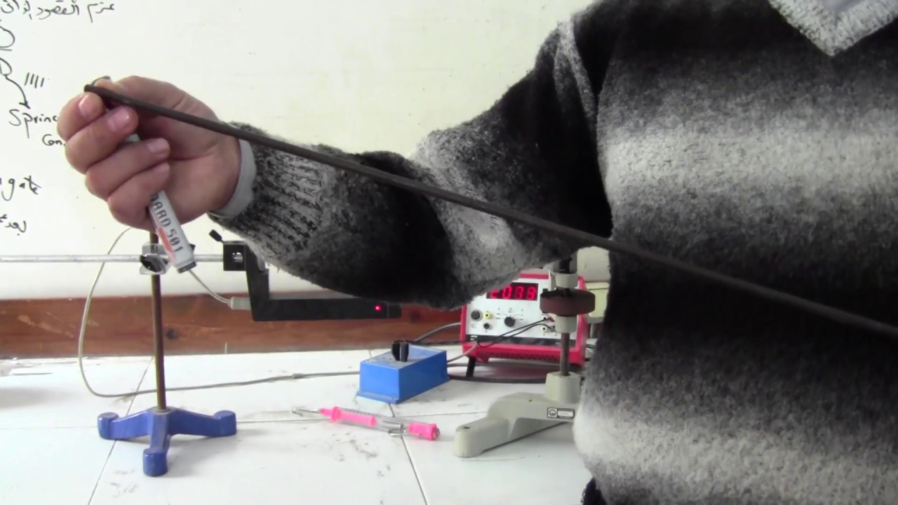 Measuring the Mass Moment of Inertia for a slender rod - YouTube