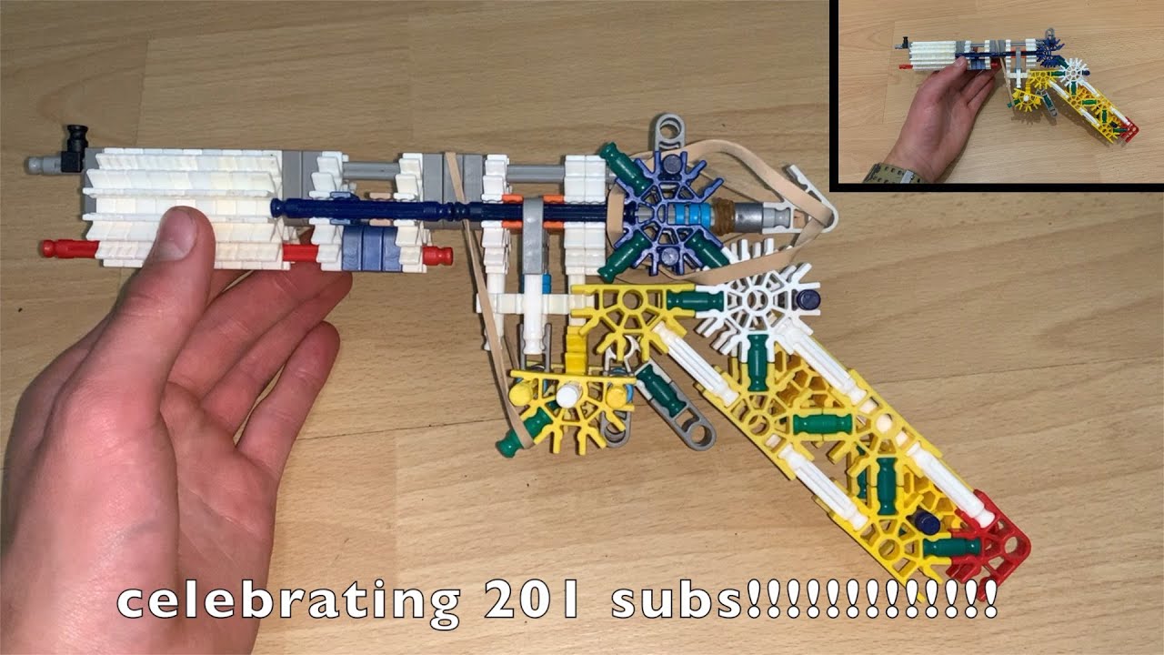 side loading hand gun with a trigger shoots 15 ft - YouTube