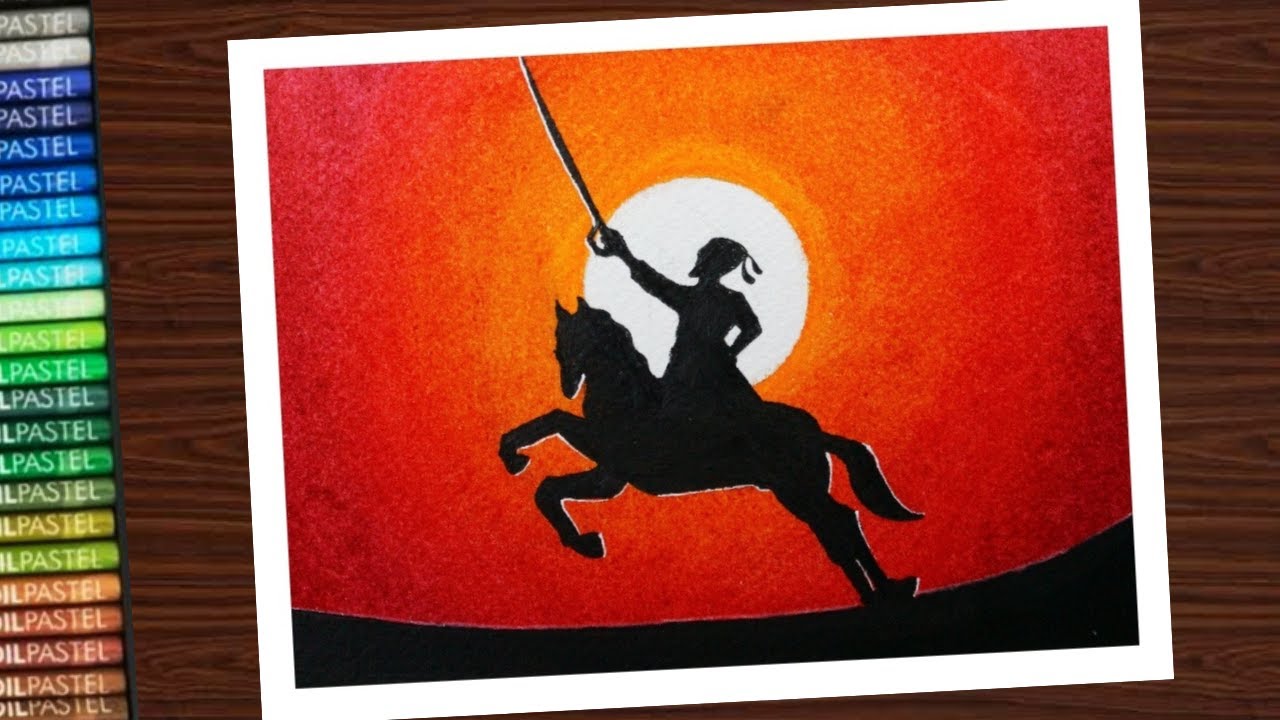 Shivaji jayanti drawing very easy / How to draw chhatrapati shivaji ...