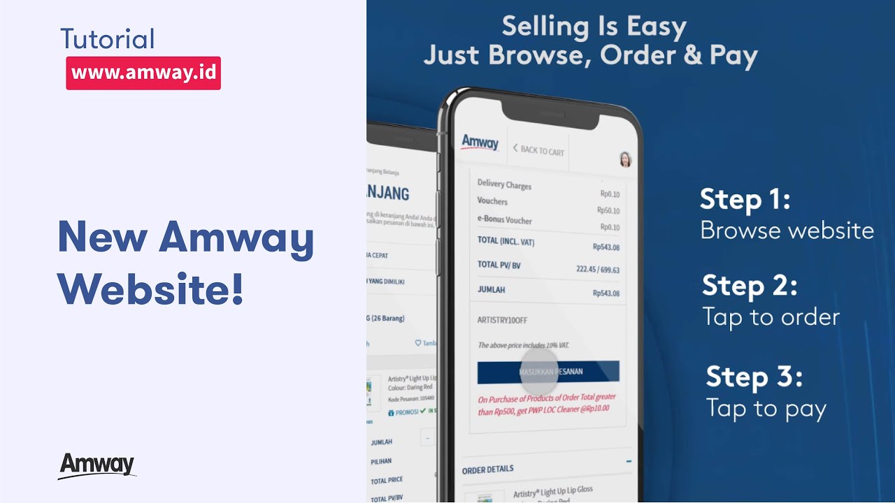 New Amway Website! - YouTube