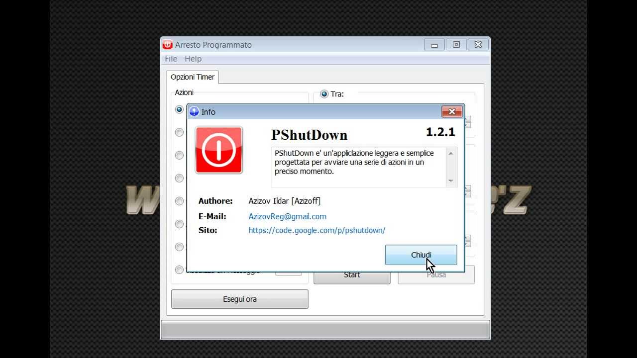 PShutDown v.1.2.1_portable-Multilang - YouTube